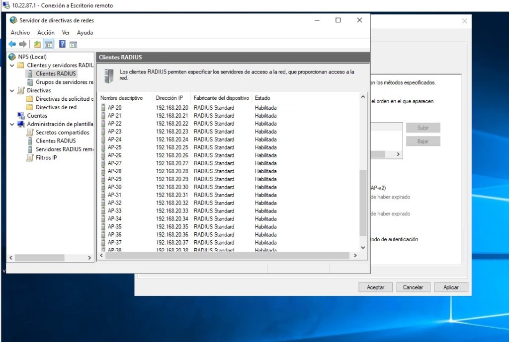 Configuración de un servidor NPS en Windows Server para la ...